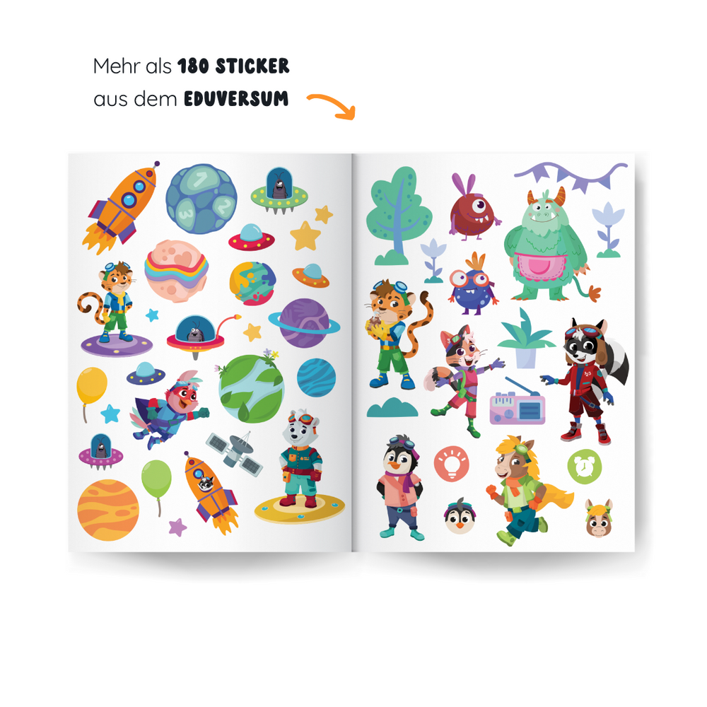 Lern-Stickerheft | Spielerisch Lernen & Belohnen